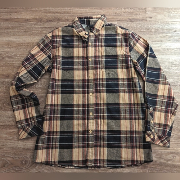 burnside | Shirts | Burnside Plaid Flannel Shirt Vintage Style L | Poshmark
